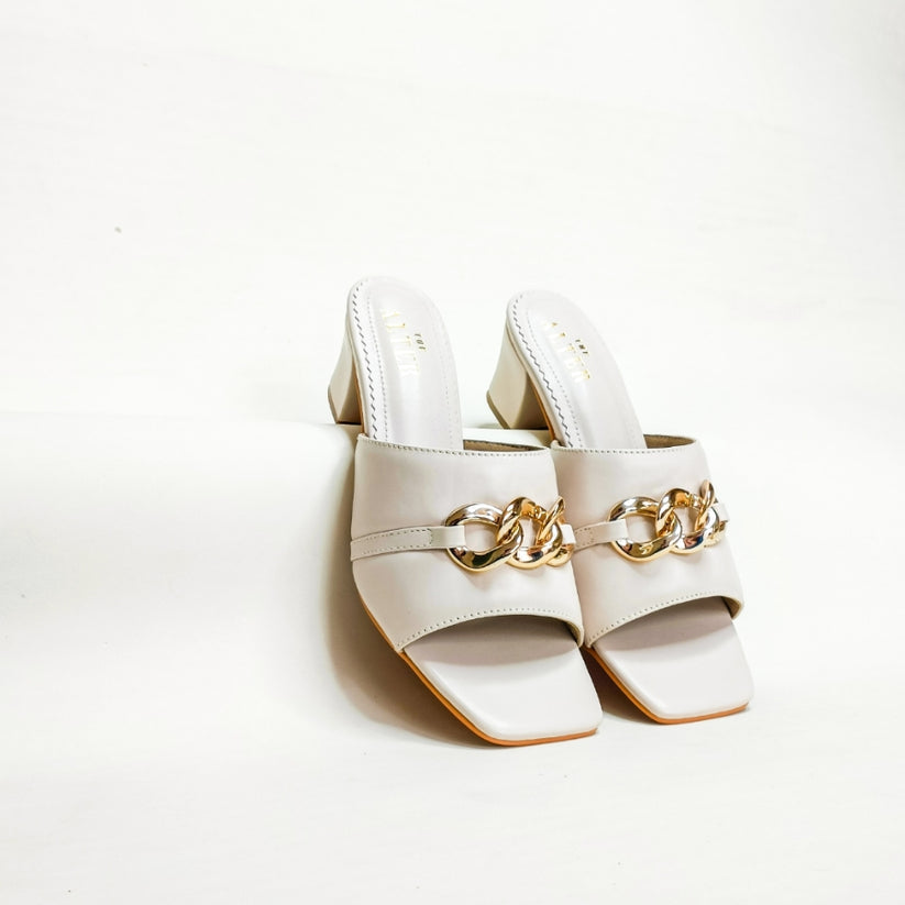 T Shaped Chain Block Heels – THE ALTER